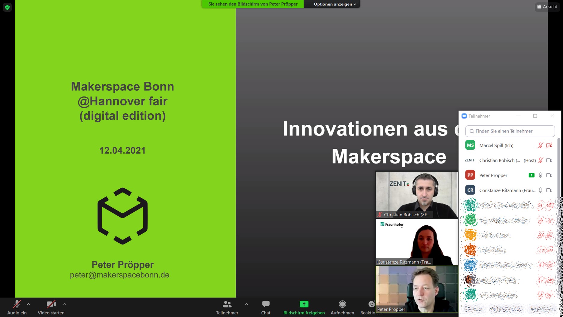 German cMDF at the Hannover fair: How SMEs can benefit from MakerSpaces for their product ...